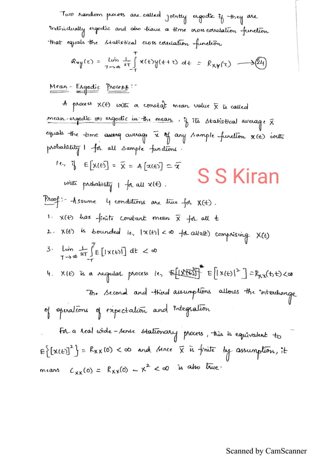 Random Process and Ergodic Process | PDF