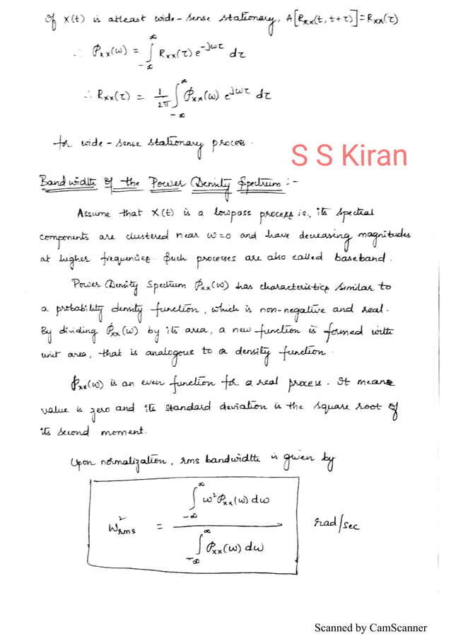 Random Process and Ergodic Process | PDF