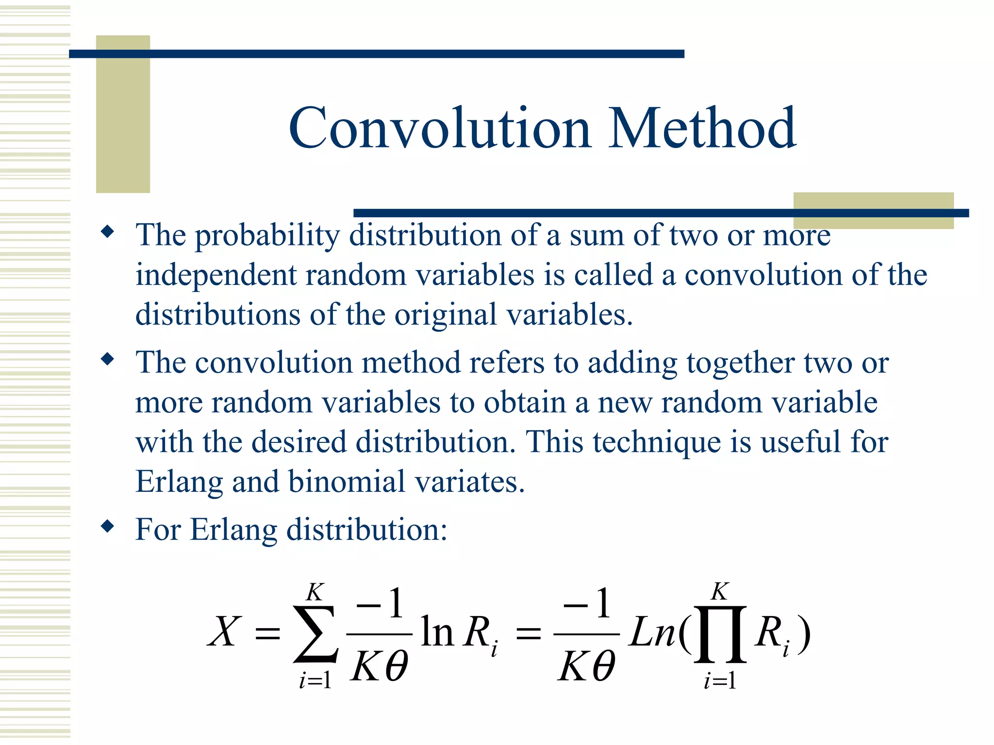 Random Variate Generation Ppt 1660