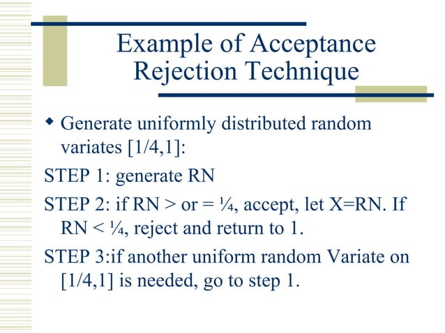 Random variate generation | PPT