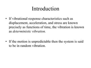 Random vibration | PPTX