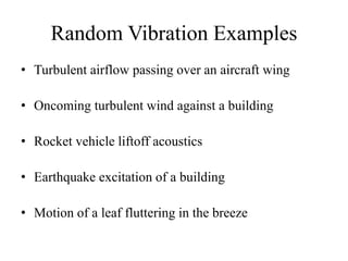 Random vibration | PPTX