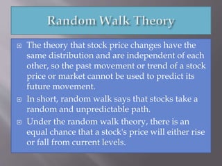 Random walk theory | PPTX