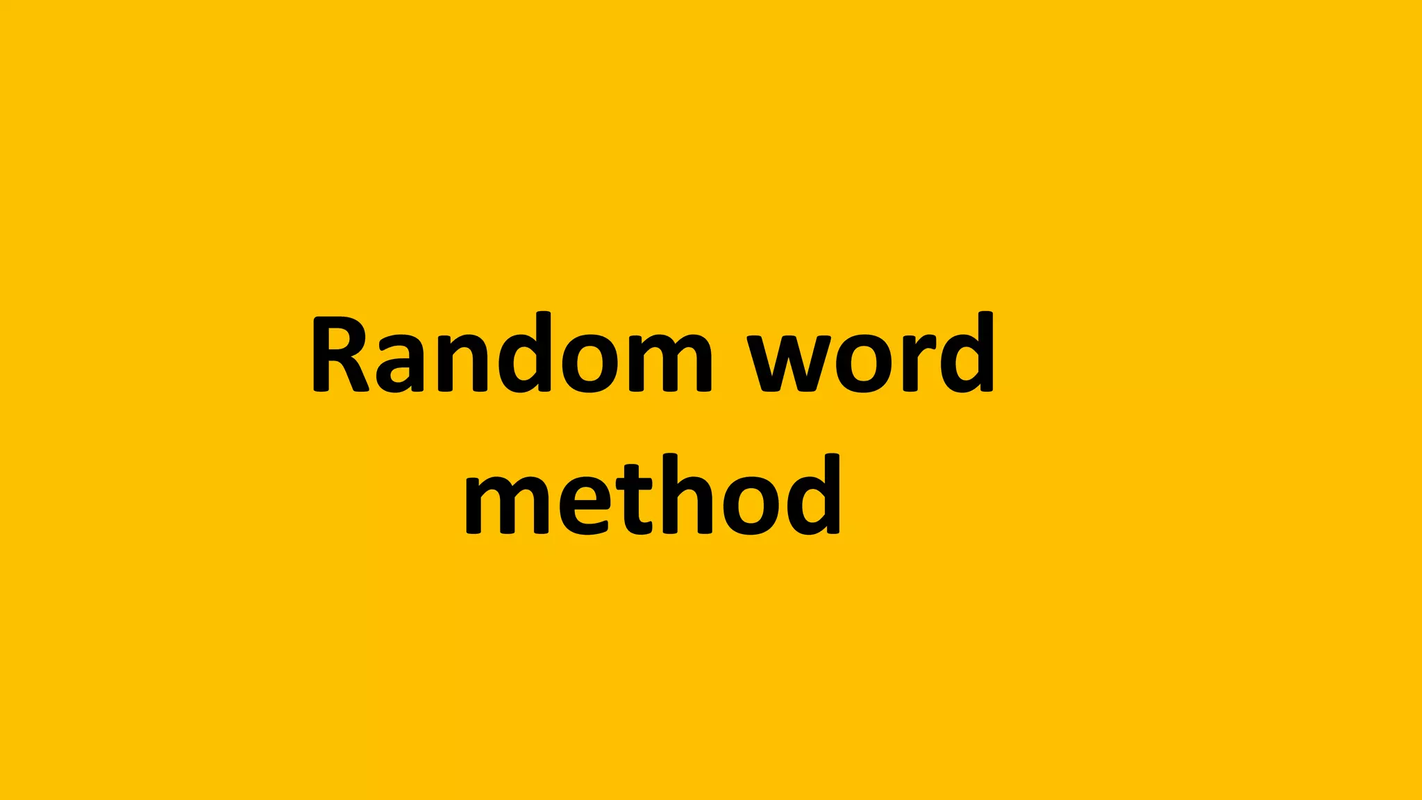 Random word | PDF