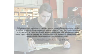 Fulbright Advanced Student Program | PPTX