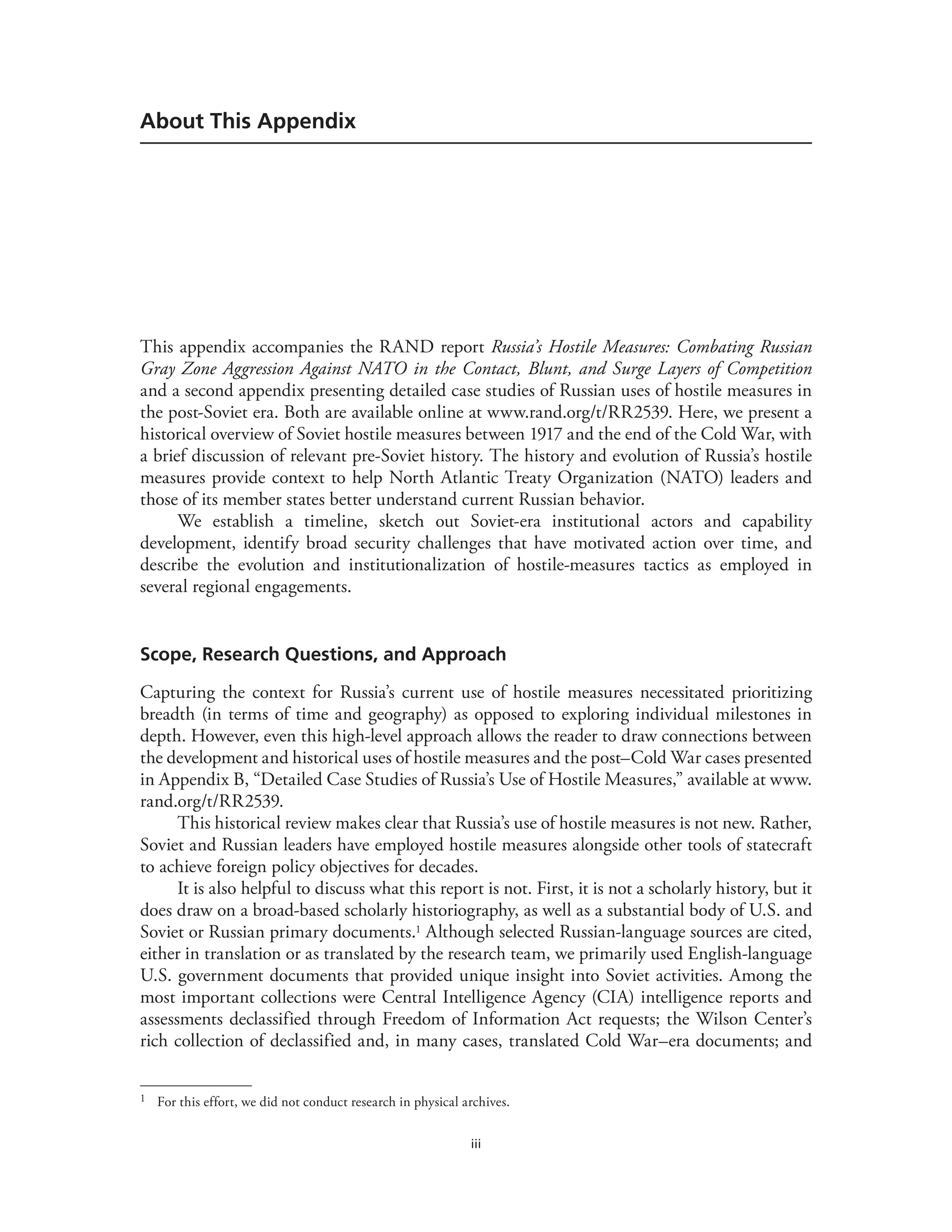 Rand rr2539z1.appendix a | PDF