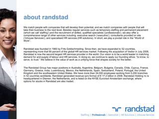 Randstad Bf July2011 | PPT
