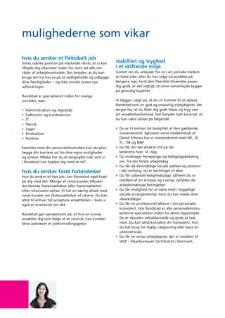 Randstad Vikarbrochure | PDF