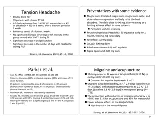 Managing Headache - Rand Swenson | PPT