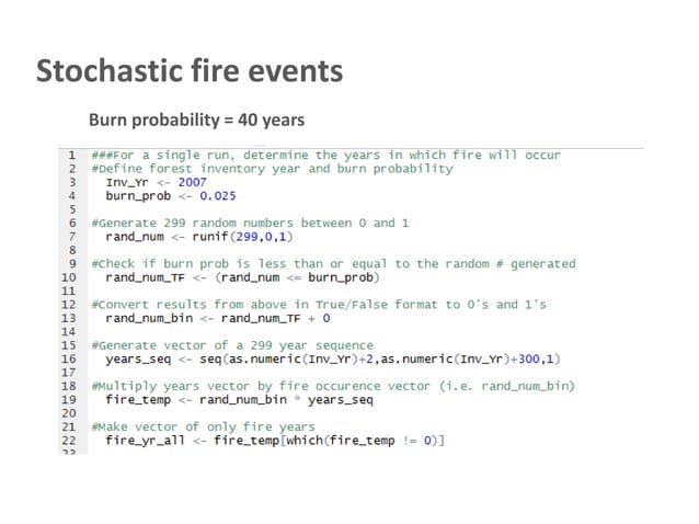 R And The Forest Vegetation Simulator Ppt