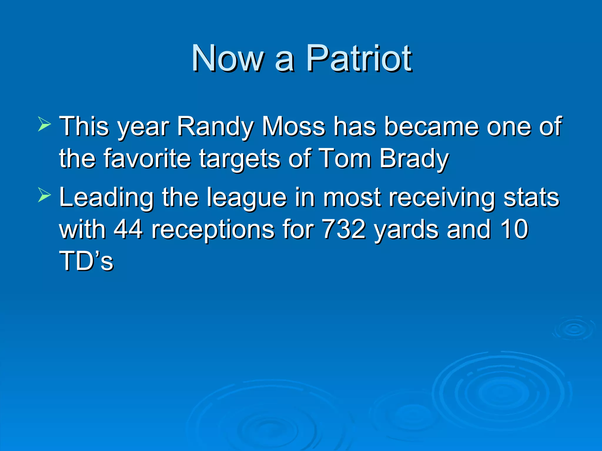 Randy Moss | PPT