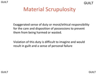 Randy Frost - Research Advances in Hoarding | PPT