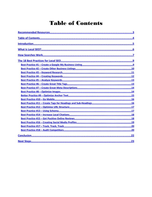 Learn The Basics of Search Engine Optimization | PDF