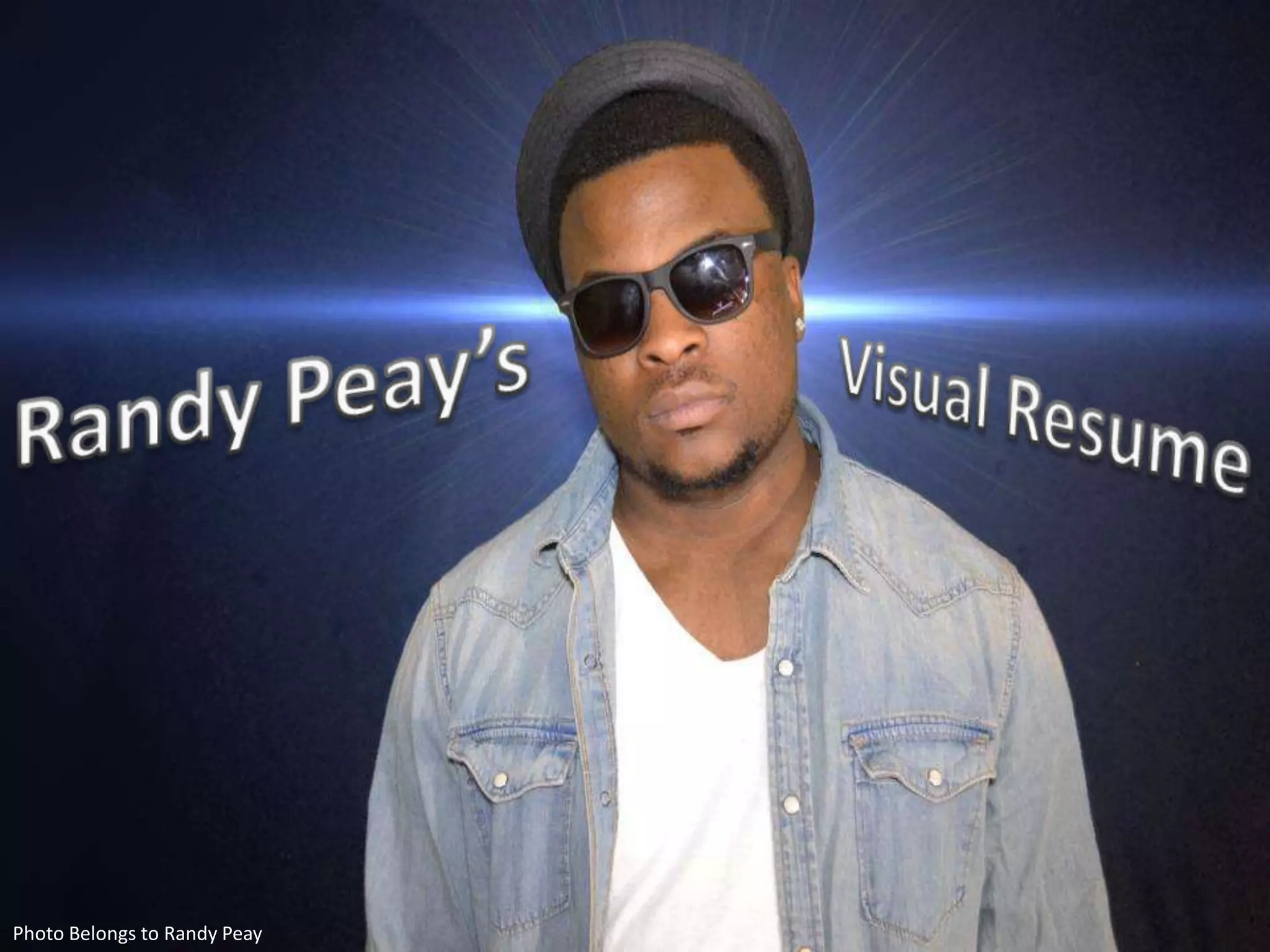 Randy peays visual resume | PPTX