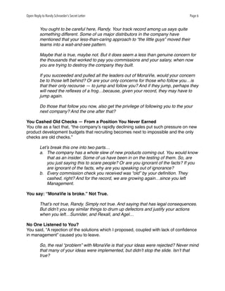 Randy Schroeder Rebuttal | PDF