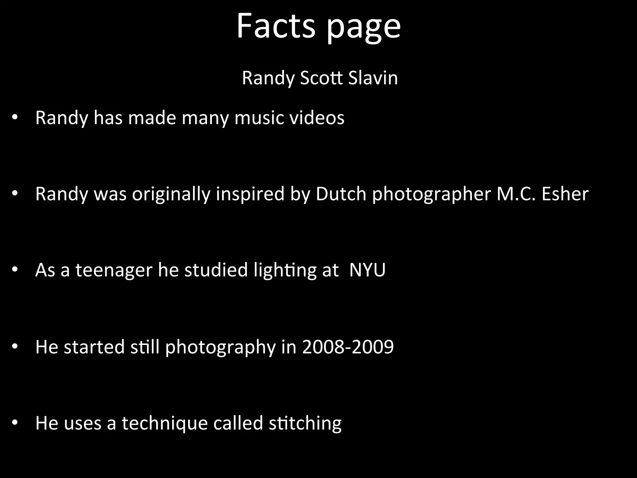 Randy scott slavin presentation | PPT