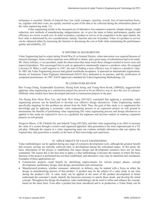 Application of Value Engineering in Commercial Building Projects | PDF