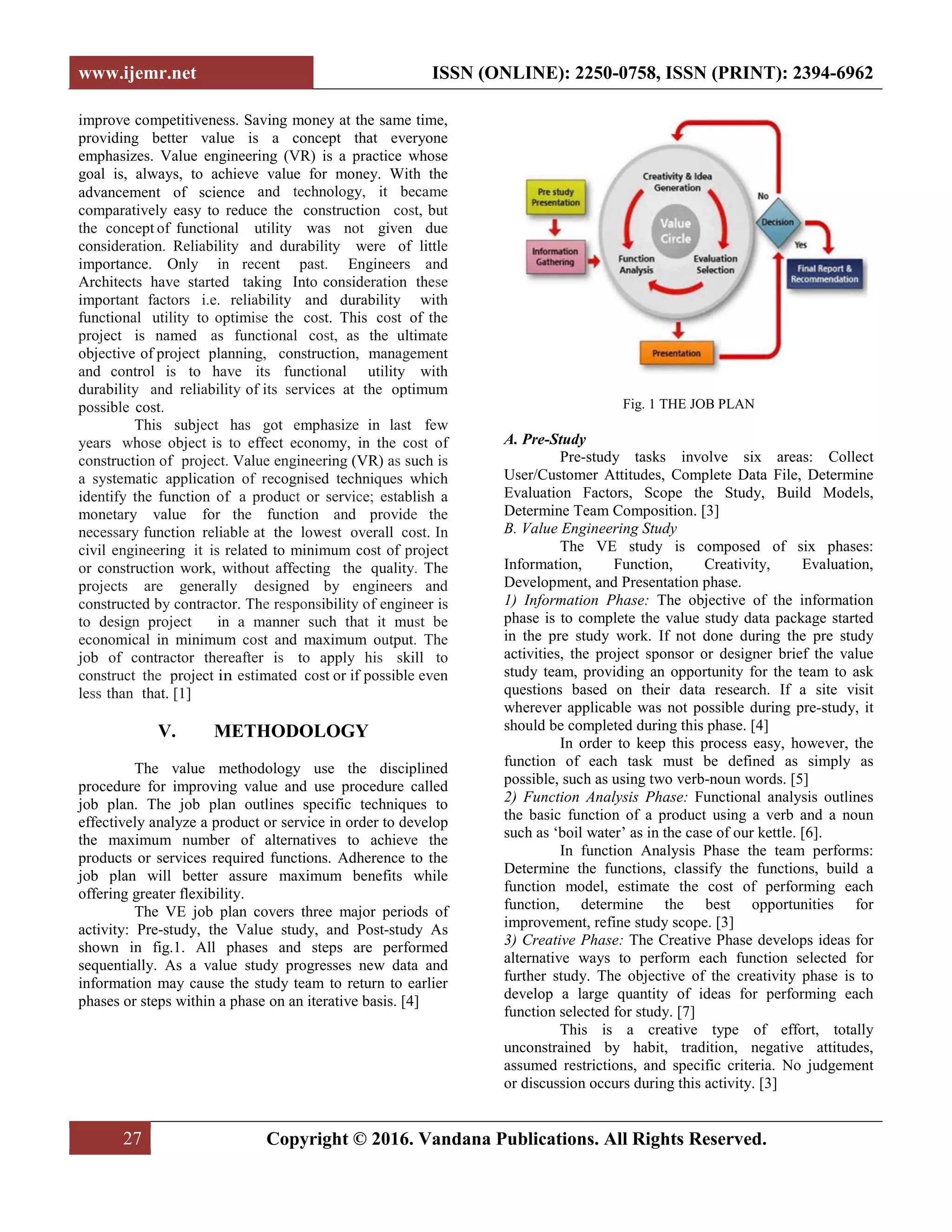 Application of Value Engineering in Construction Projects | PDF