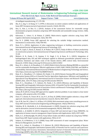 Fuzzy AHP and Fuzzy TOPSIS as an effective and powerful Multi-Criteria Decision-Making (MCDM ...
