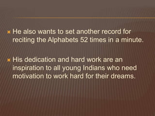 Inspiring story of an ordinary teacher with extraordinary dreams! | PPTX