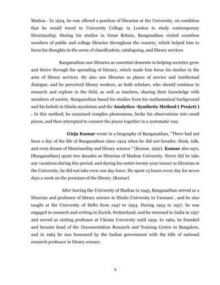 Ranganathan Biography | DOC