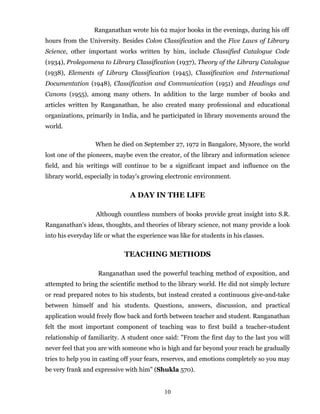 Ranganathan Biography | DOC