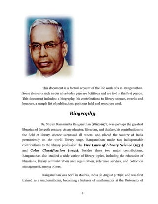 Ranganathan Biography | DOC