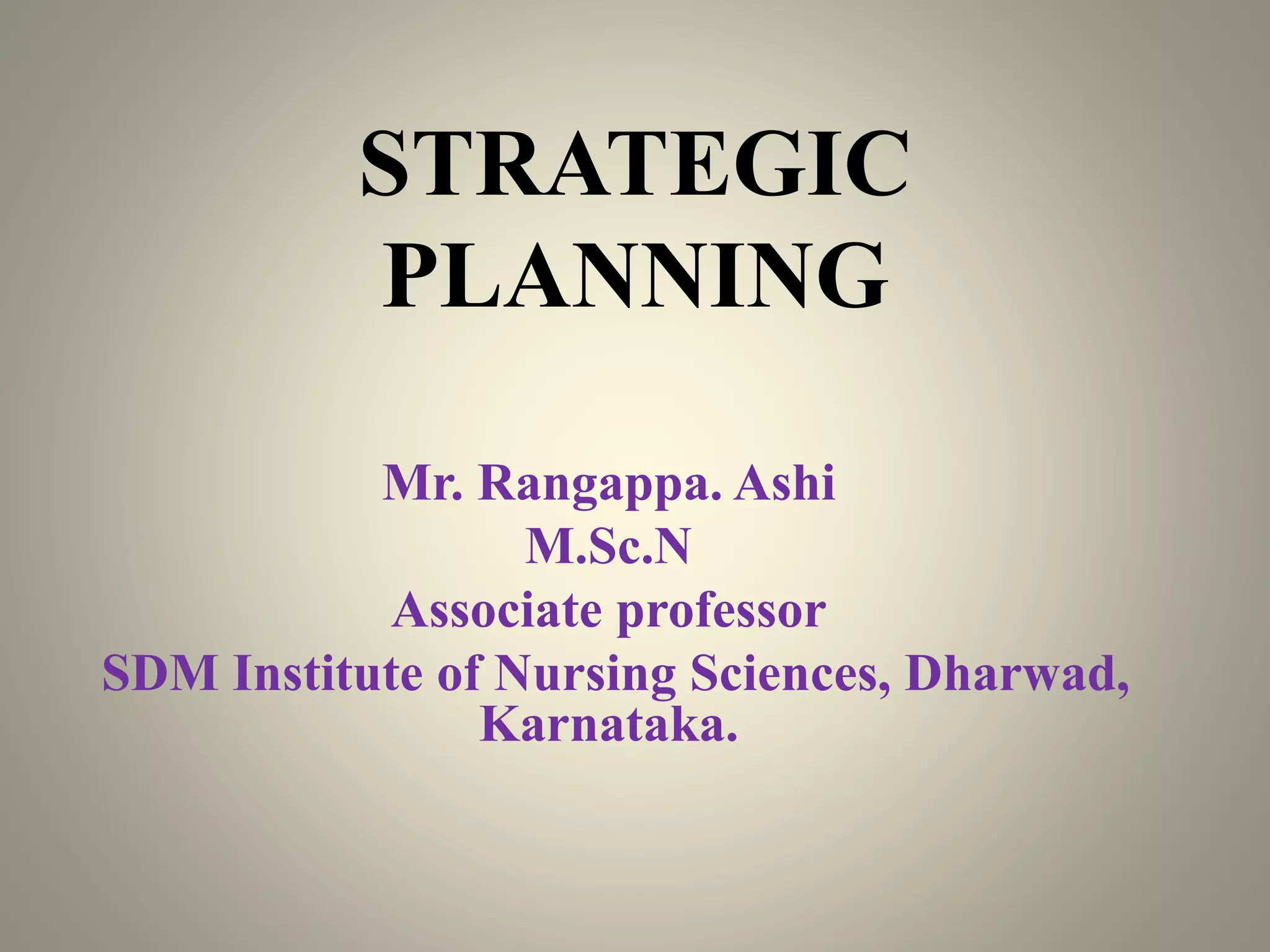 Dr.Rangappa. S. Ashi | PPTX