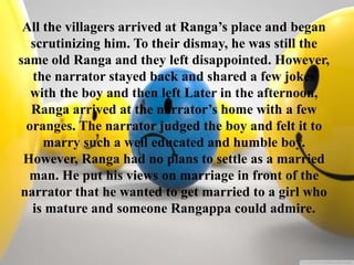 Rangas marriage | PPTX