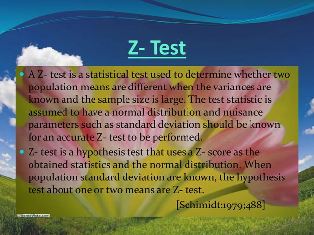 Hypothesis testing: A single sample test | PPTX