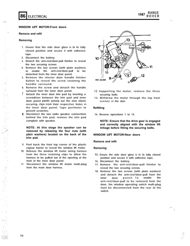Range rover-maunual-electrics | PDF