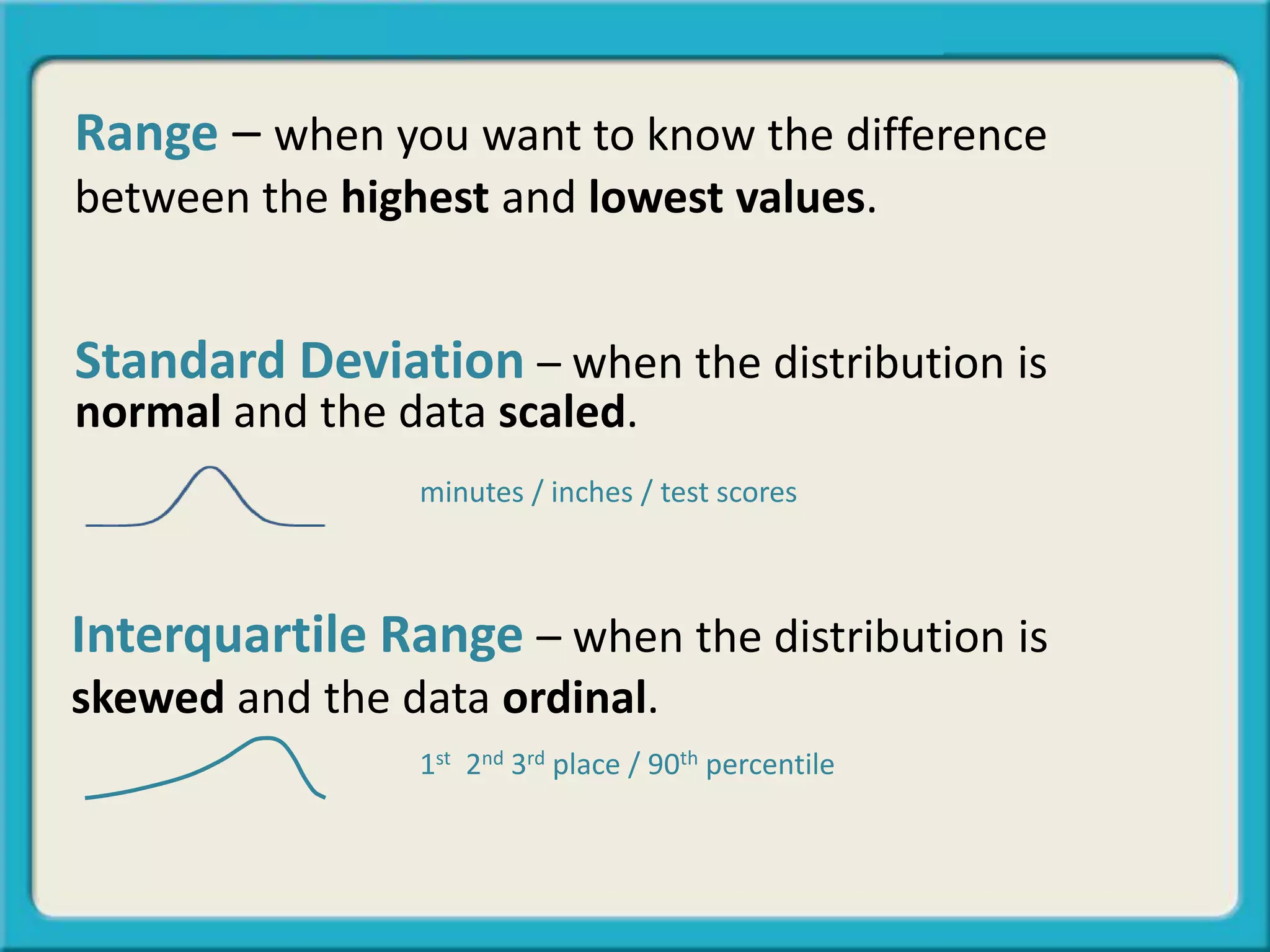 Range stdev-iqr (jejit+practice) | PPT