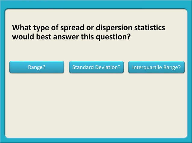 Range stdev-iqr (jejit+practice) | PPT