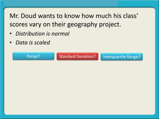 Range stdev-iqr (jejit+practice) | PPT