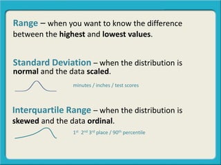Range stdev-iqr (jejit+practice) | PPT