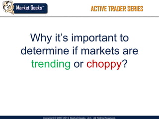 Range Bound or Trending - The Best Way Traders Can Determine Market ...