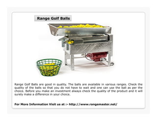 Range equipment | PDF