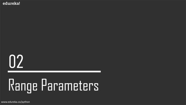What Is Range Function Range In Python Explained Edureka Pdf Programming Languages