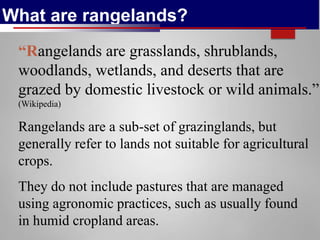 Rangeland hydrology | PPTX