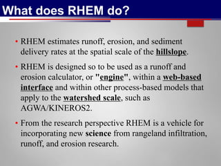 Rangeland hydrology | PPTX