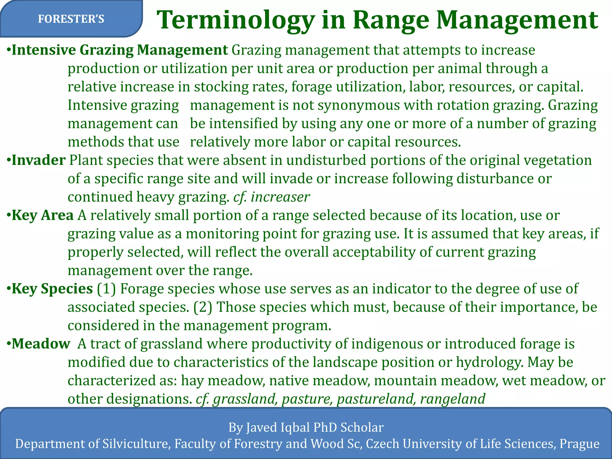 Range management | PDF | Gardening | Home & Garden
