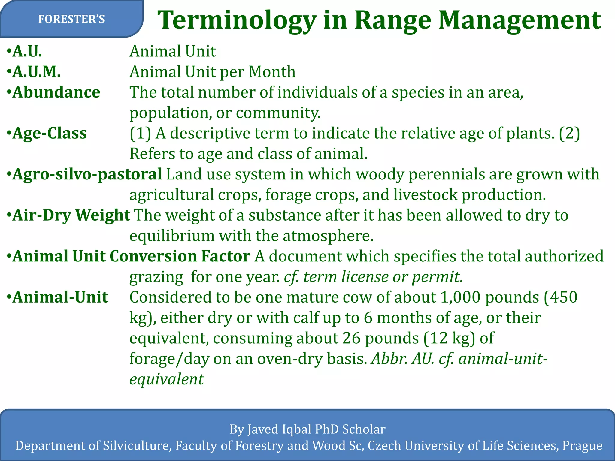 Range management | PDF