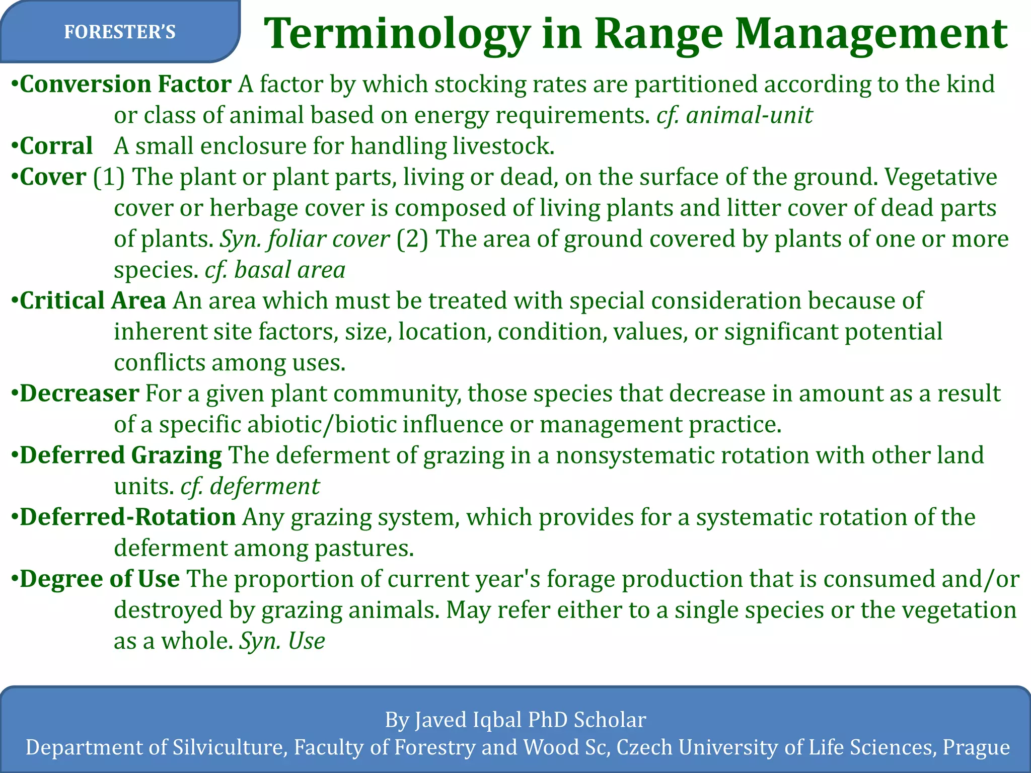 Range management | PDF