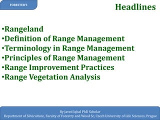 Range management | PDF
