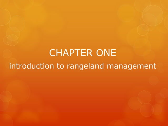 Rang-land management | PPTX | Agriculture | Industries