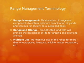 Rang-land management | PPTX