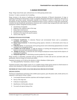 Range management (deepak gautam) | PDF
