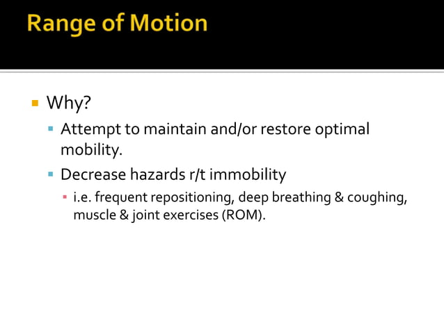 Range of motion | PPTX