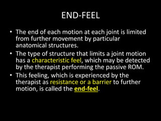 Range Of Motion Assessment | PPTX