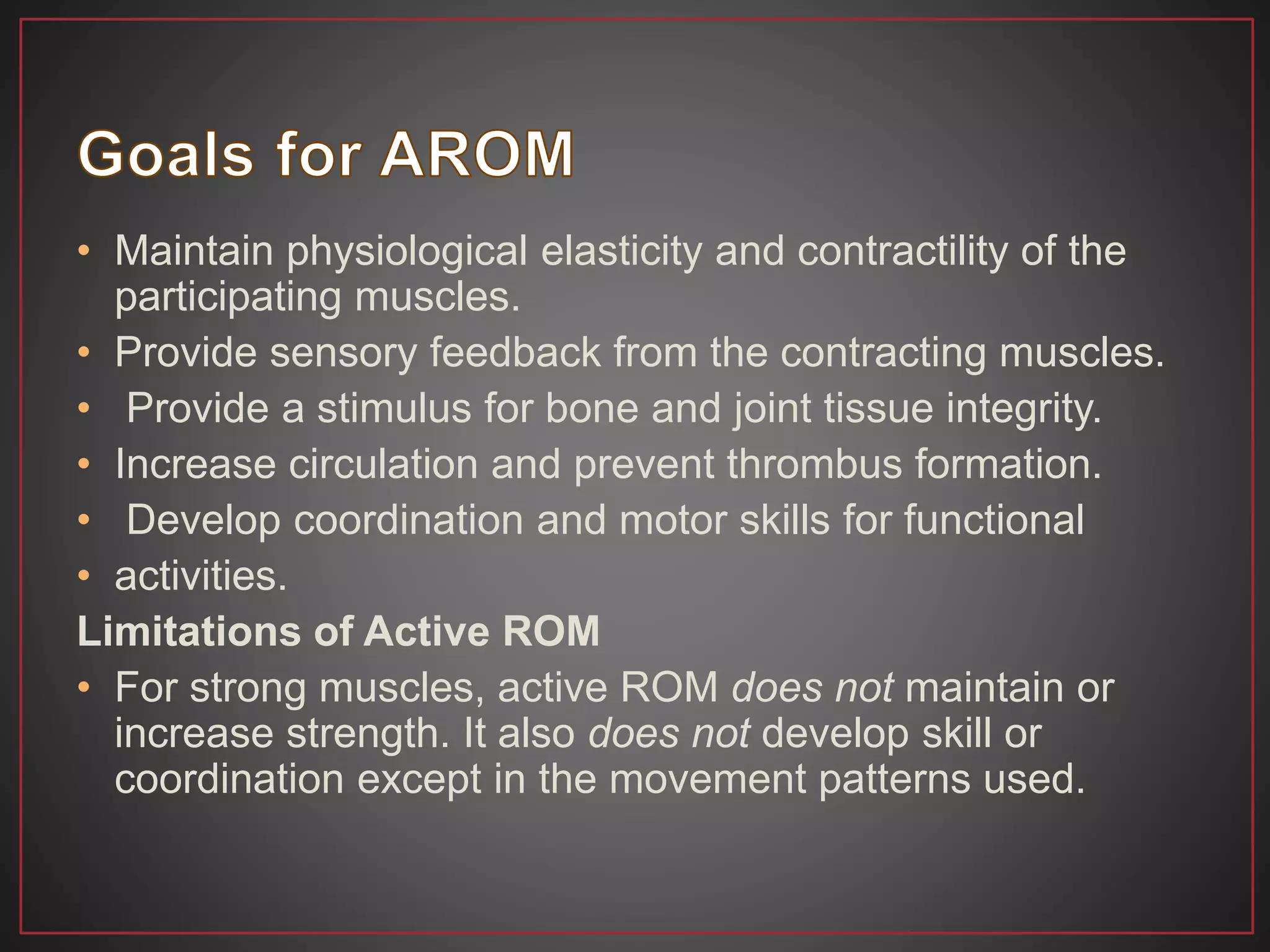 Range of motion chap 3 | PPTX